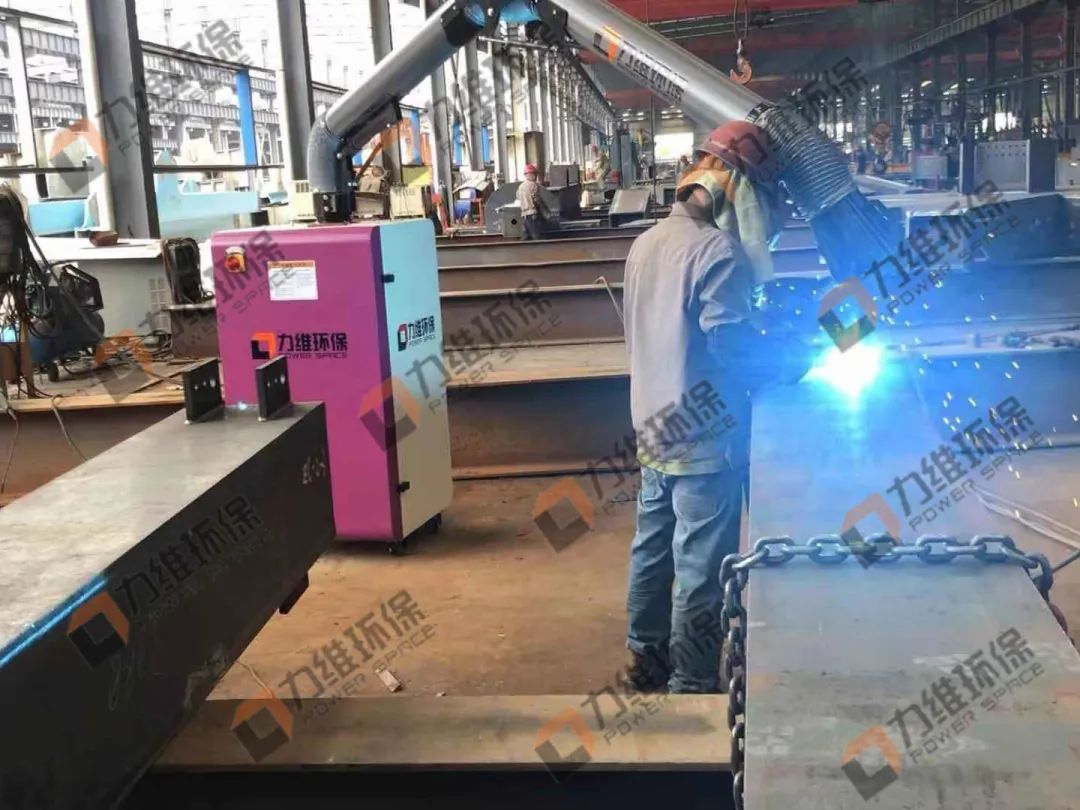 welding smoke sucker_fume extraction machine_movable dust collector